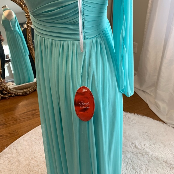 Cindy Collection USA | Dresses | Sweetheart Bodice Halter Style Gown ...